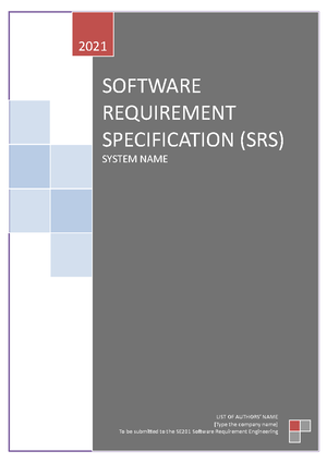 SRS document for HRMS - Software Requirement Specification Human ...