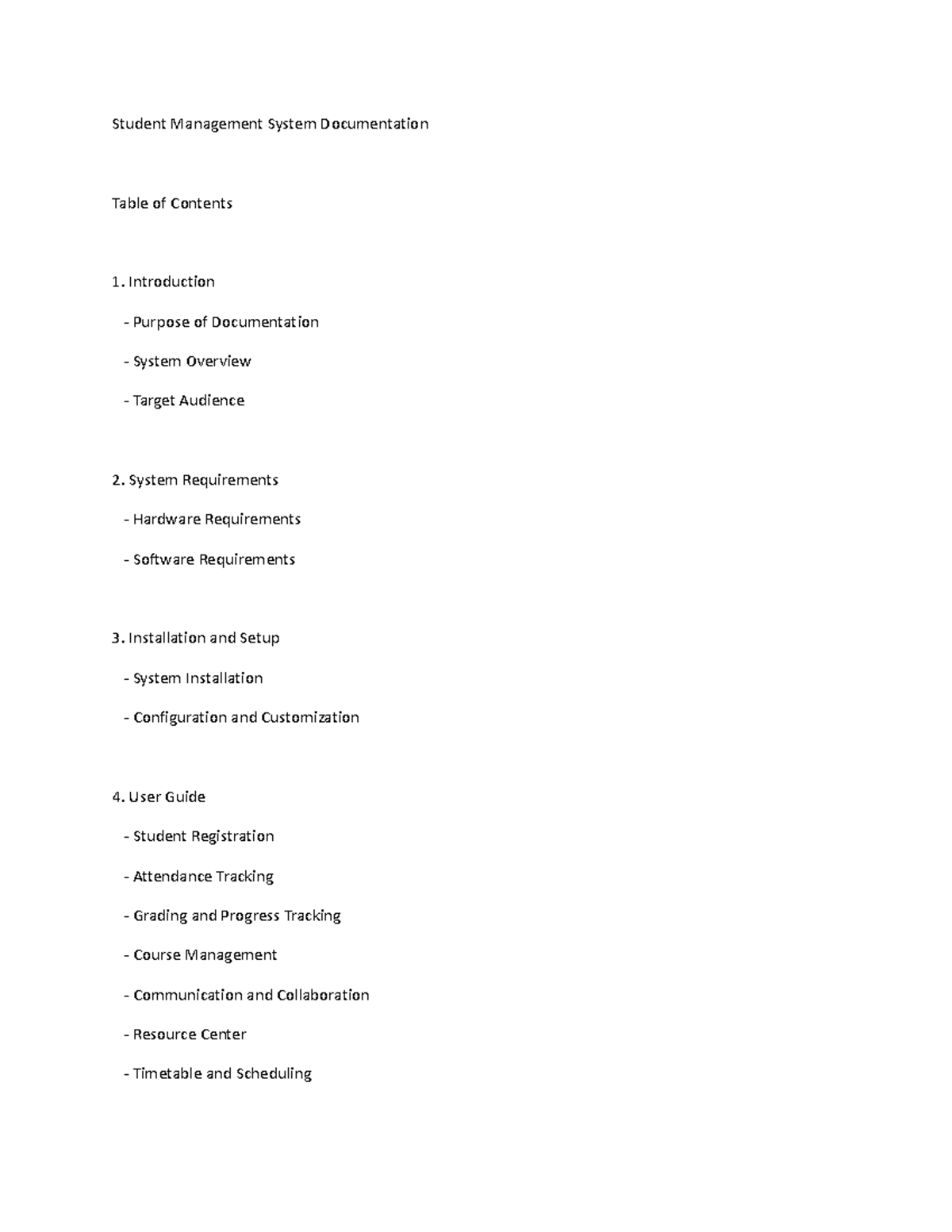 Student Management System - Studocu