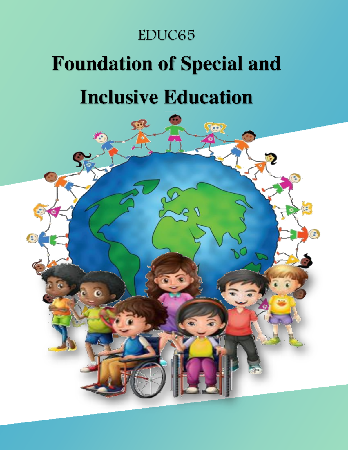 EDUC65 UNIT 1- Lesson 1pdf - EDUC Foundation of Special and Inclusive ...