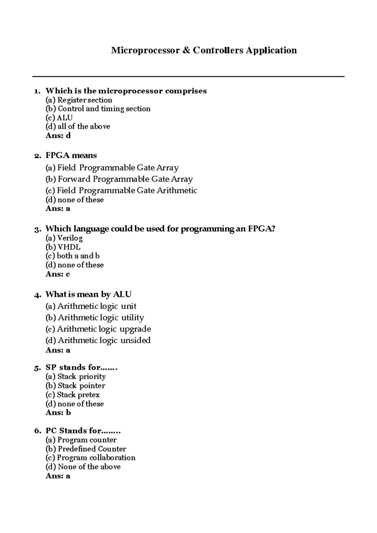 Microprocessor And Controller Applications 3350904 Microprocessor And Controller Applications