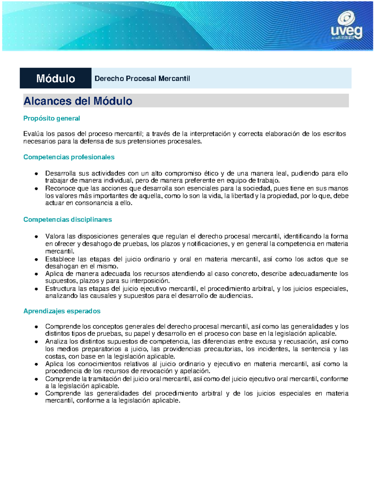 Presentacion modulo - Indicaciones - Alcances del Módulo Propósito general Evalúa los pasos del ...