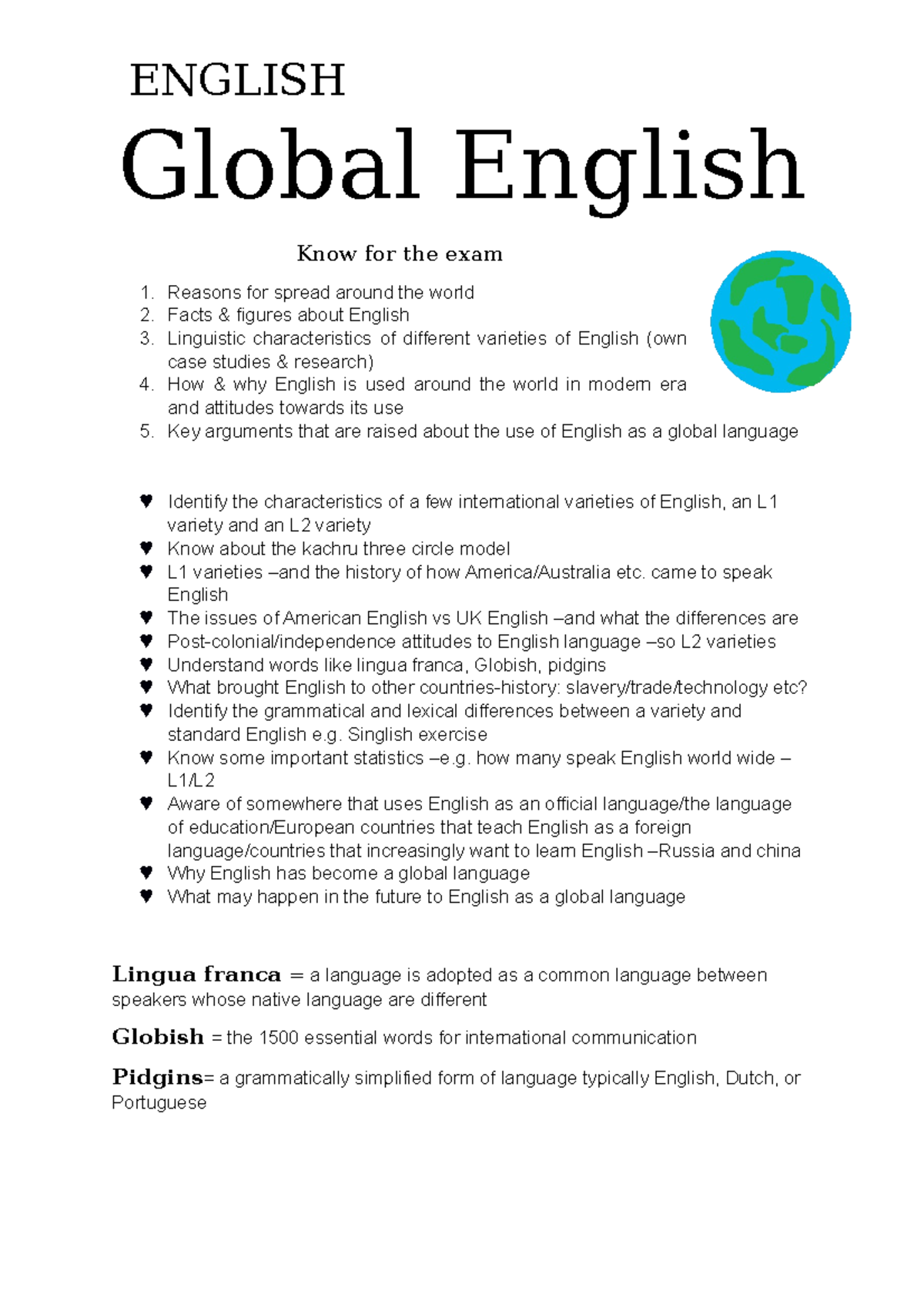 Week+15+-+Summary+features+of+Global+English - Global English Know for ...
