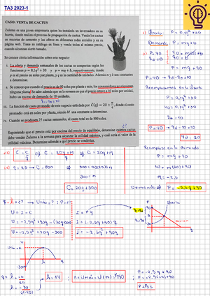 Ejercicios de razón de cambio promedio y variación porcentual - MA384 ...