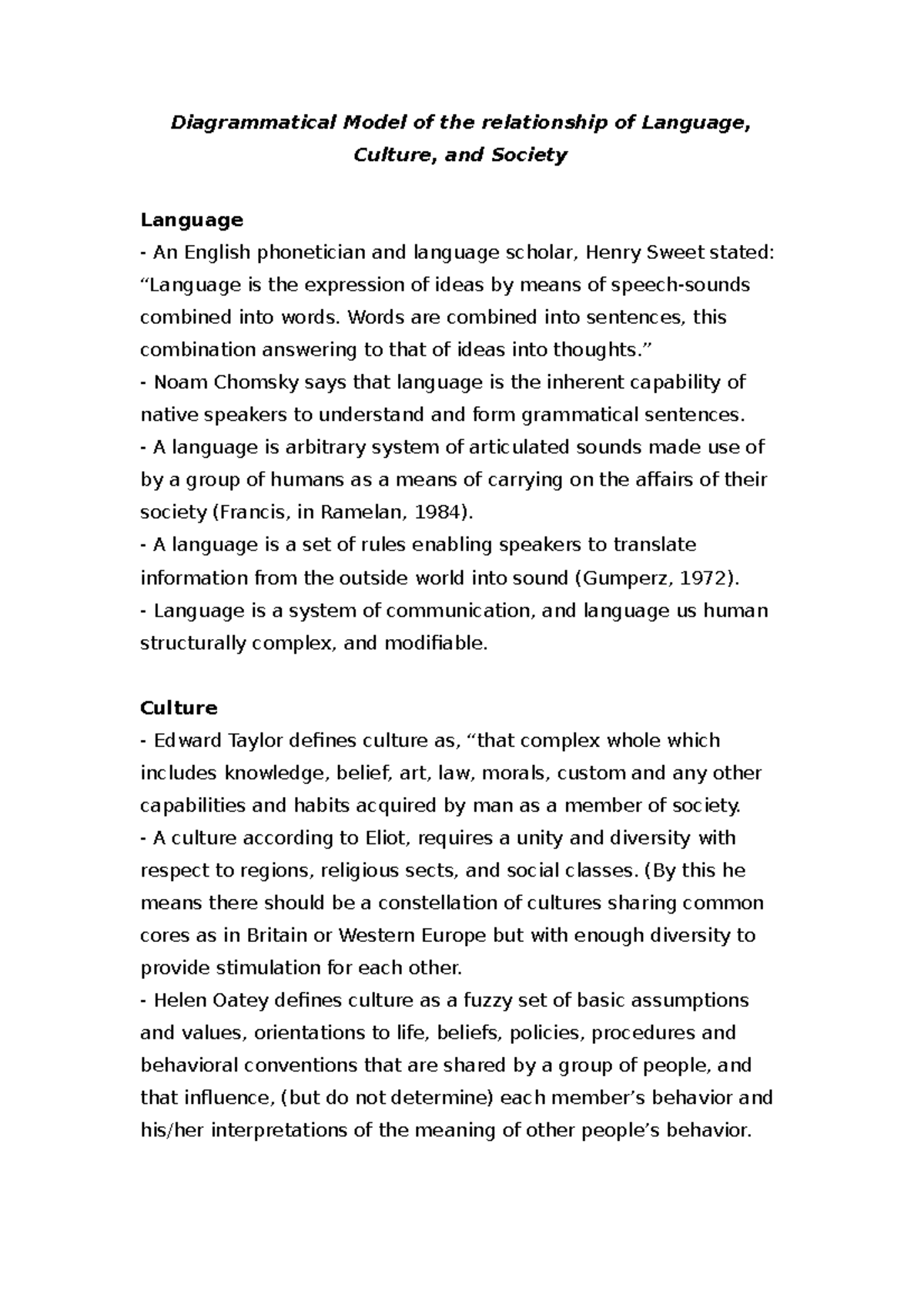 LCS diagrammatical model - Diagrammatical Model of the relationship of ...
