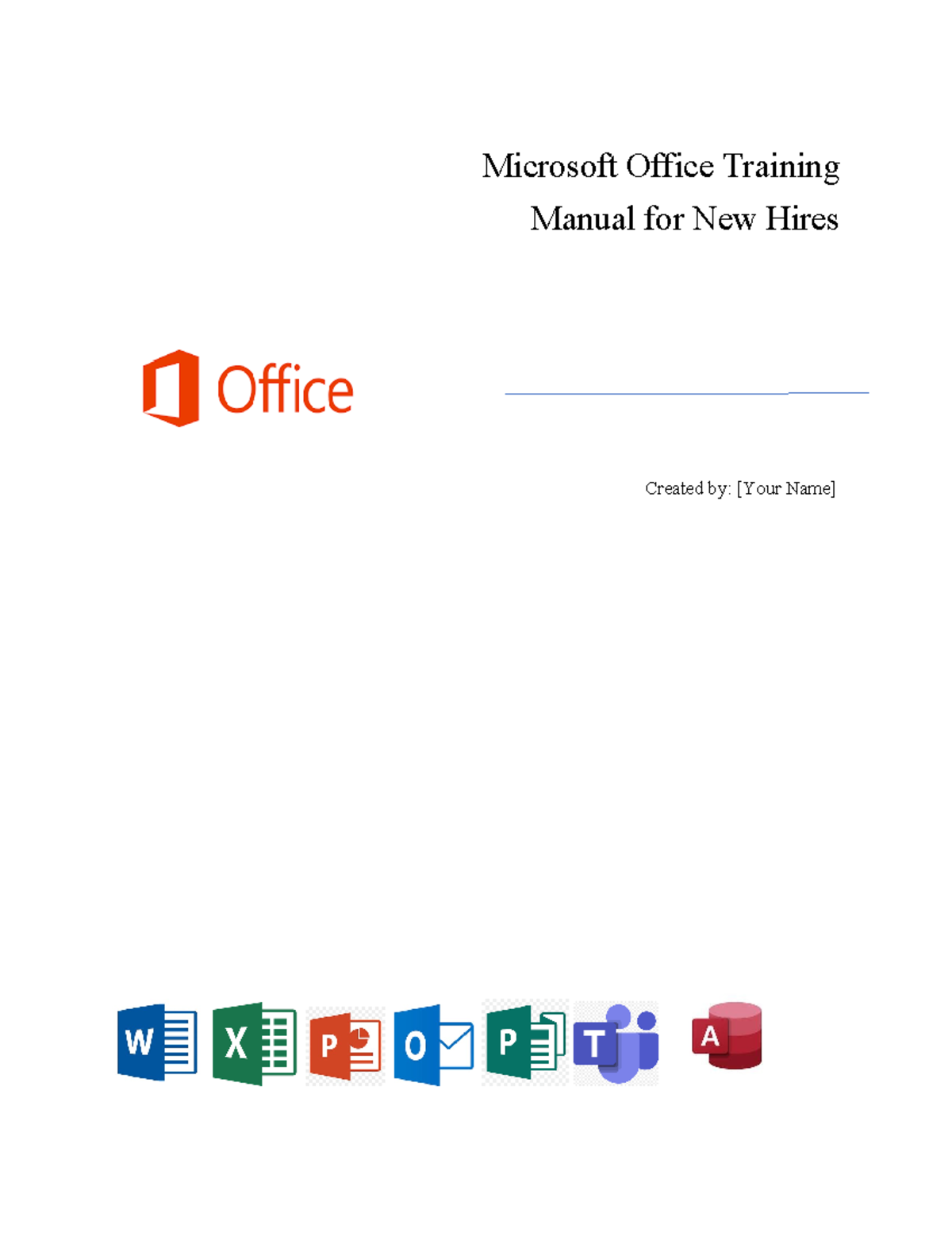 Microsoft Tools Manual - Microsoft Office Training Manual for New Hires ...