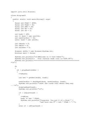 Lab 03 - Instructions - CS 250 Lab 03 Main topics: Fundamentals of Java Modifying Variables User ...
