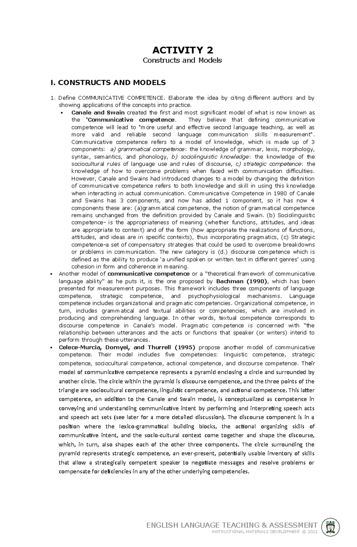 Juvelita- Batislaong-Activity-2 English-Language-Testing-Assessment - I ...