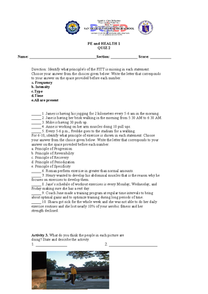 Module 2 - PE notes - Laoag City, Ilocos Norte Module 2: Physical ...