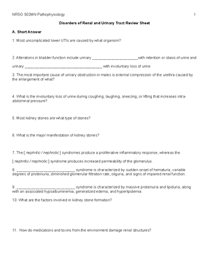 ABG practice worksheet Answer KEY - CHEM 2211L - Studocu