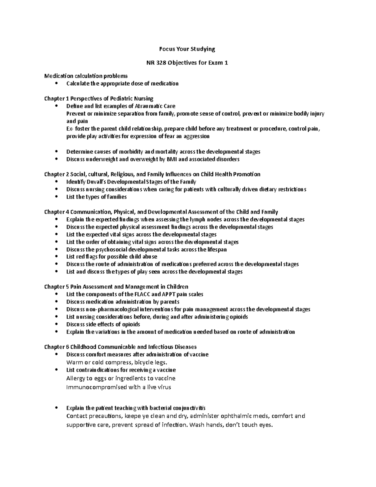 Exam 1 Study Guide - Focus Your Studying NR 328 Objectives for Exam 1 ...