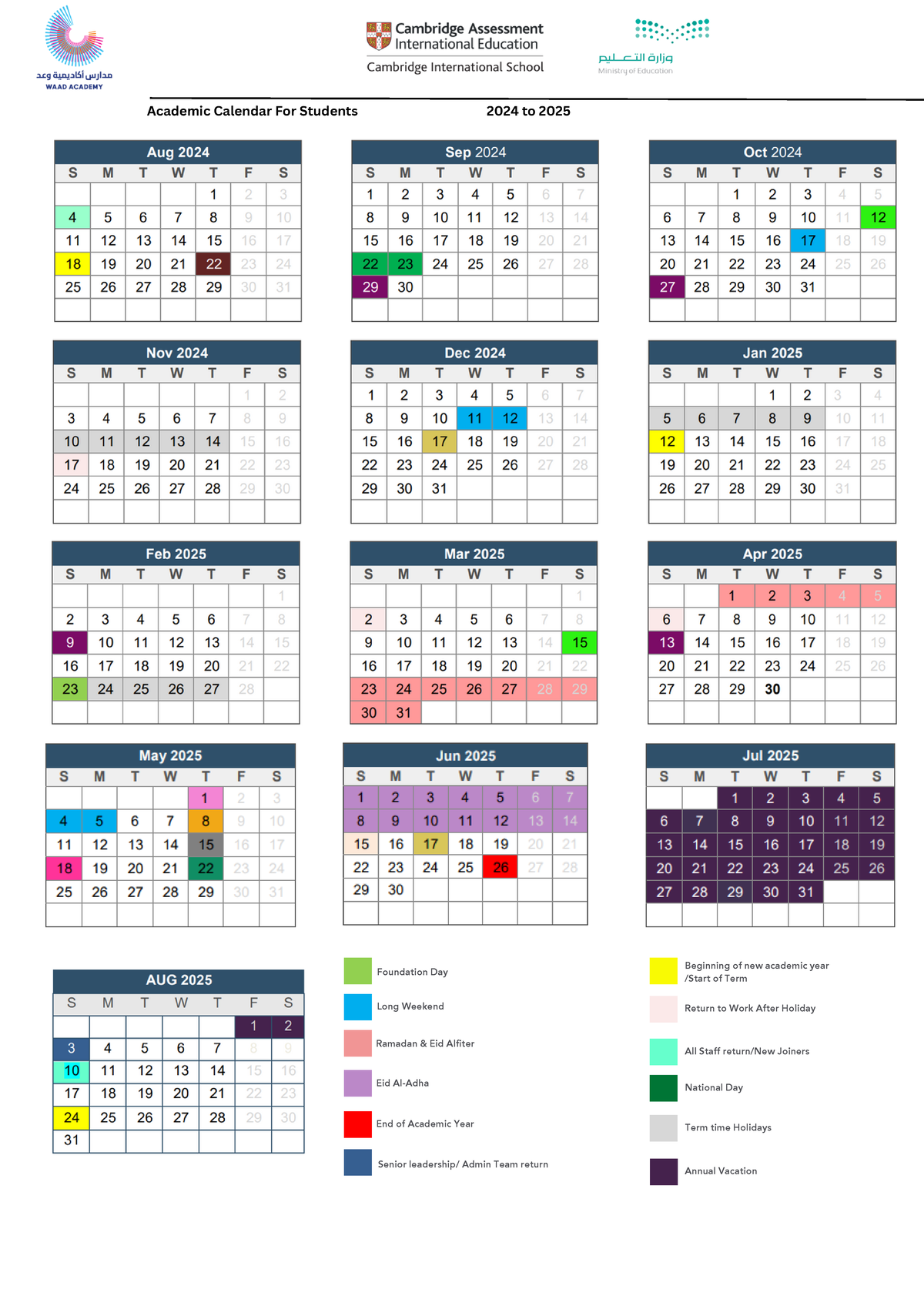 Academic+Calendar+AY2024-2025-Studens+%281%29 - Mathematics - Academic ...