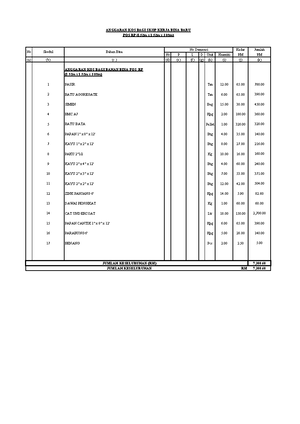 Manual Experiment for Tubular Flow Reactor (TFR) 2021 - CHE INTRO. TO ...