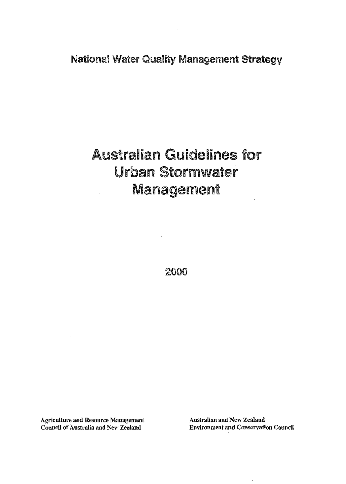 Australian-guidelines-urbanstormwater - National Water Quality ...