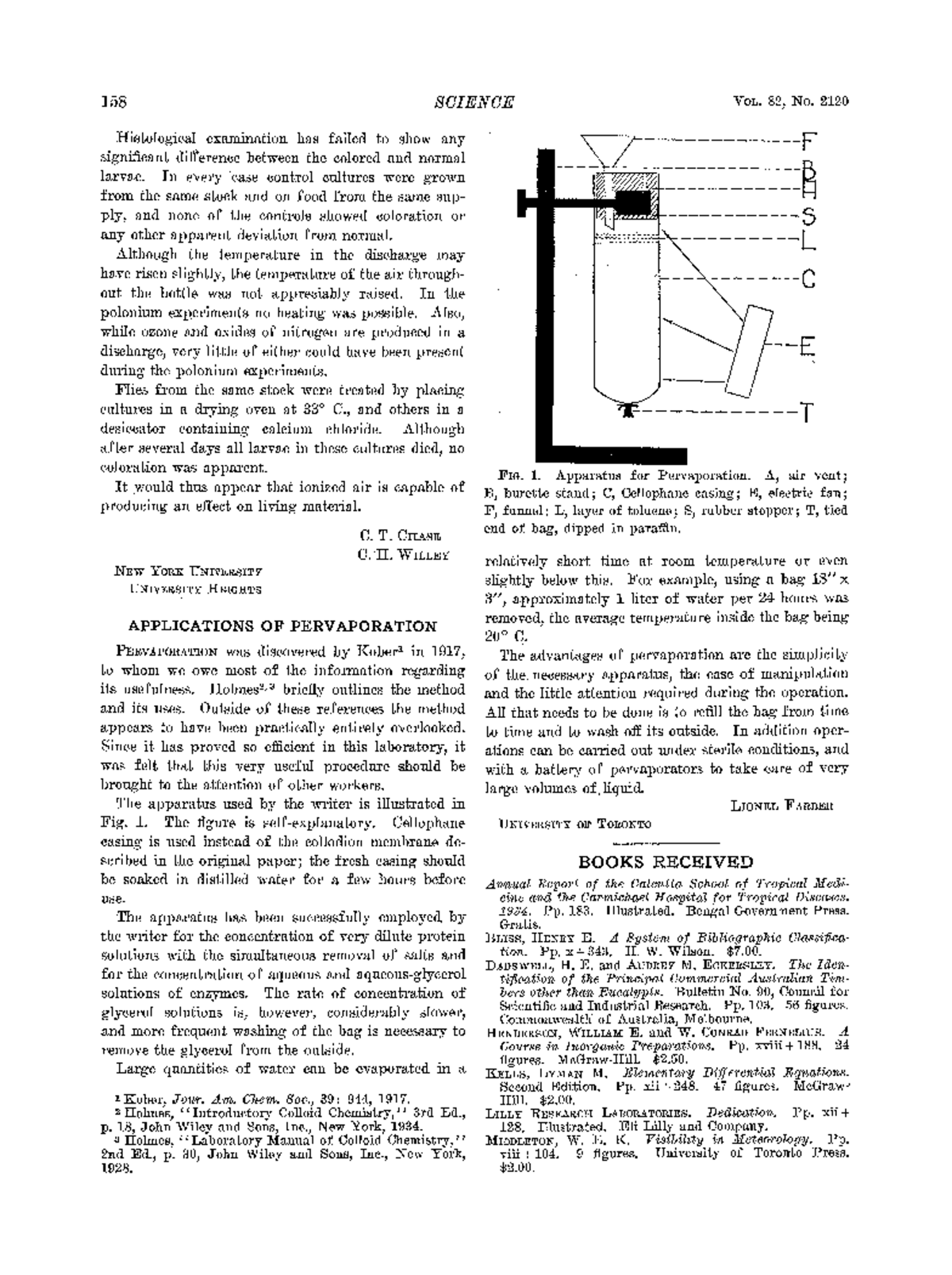 Science.82 - membrane study - Histological examination has failed to ...