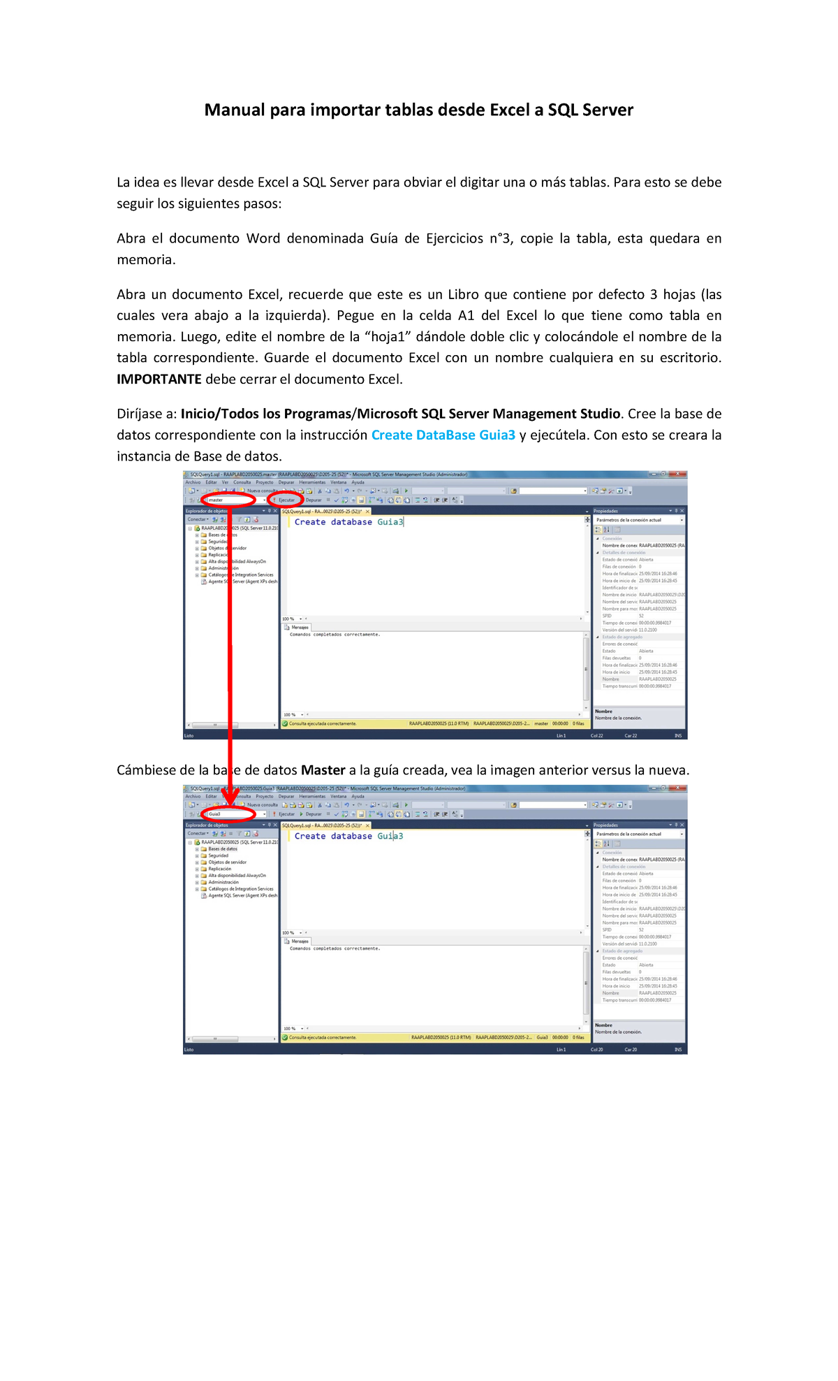 Manual - Importacion de Tablas - Manual para importar tablas desde ...