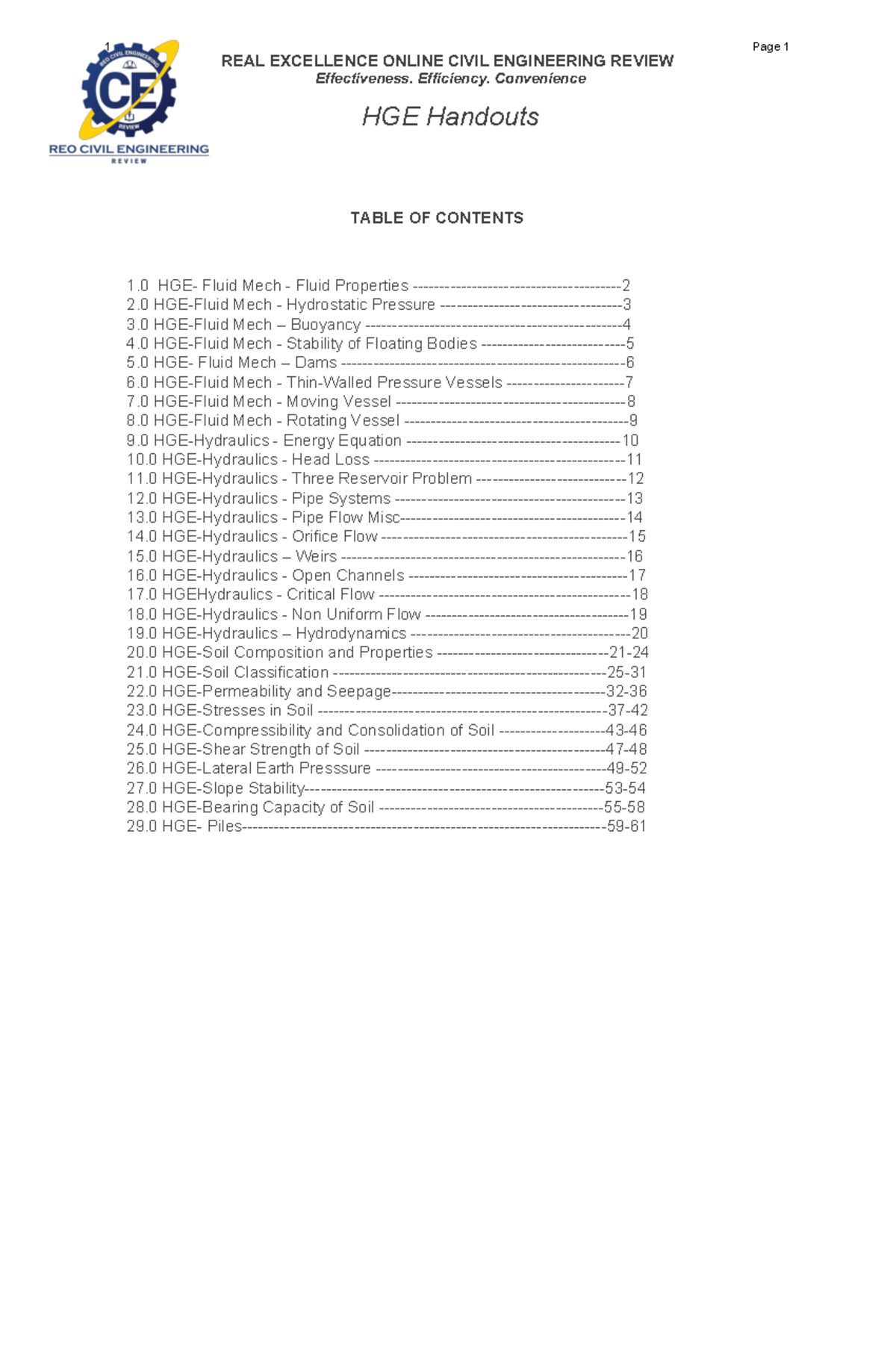 Hydraulics and Geotechnical Engineering - REAL EXCELLENCE ONLI NE CIVI ...