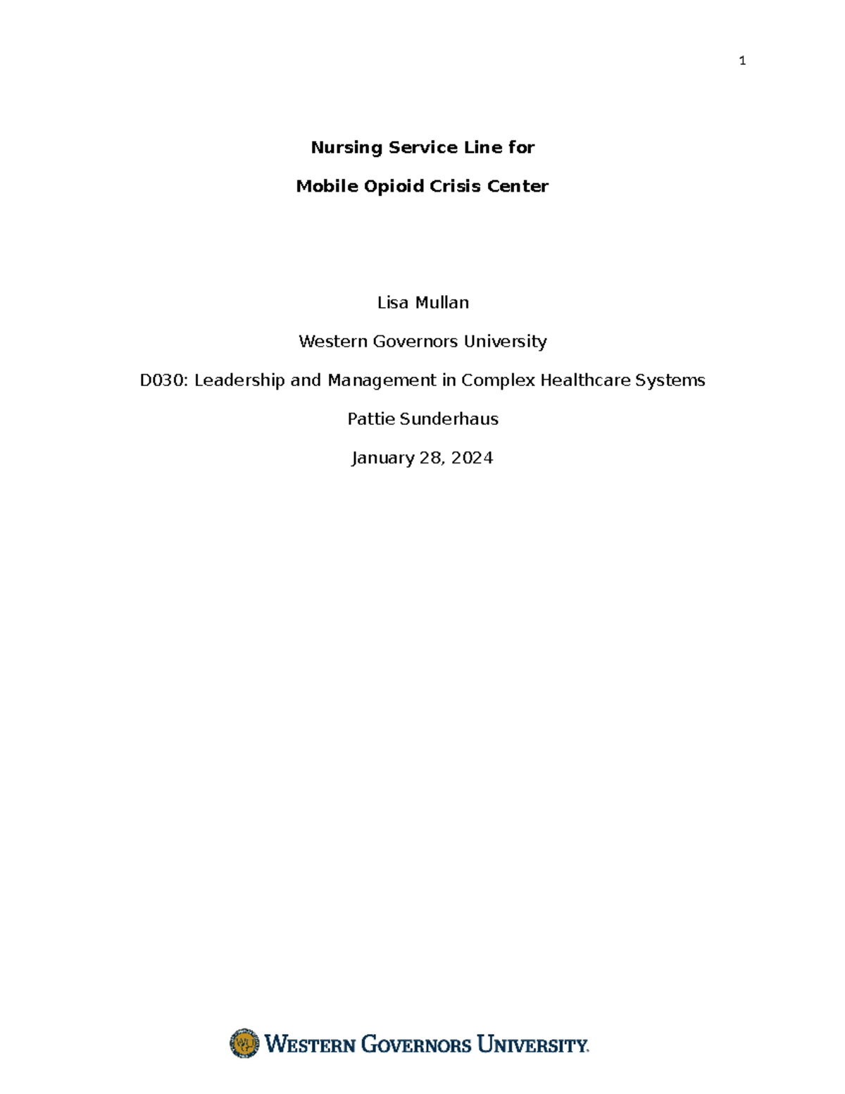 D030 Nursing Service Line Paper - Nursing Service Line for Mobile ...