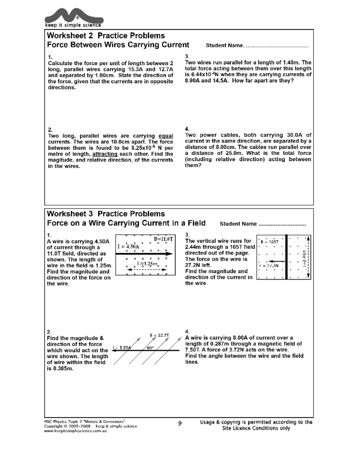 Motor Effect intro Quiz and solutions - Studocu