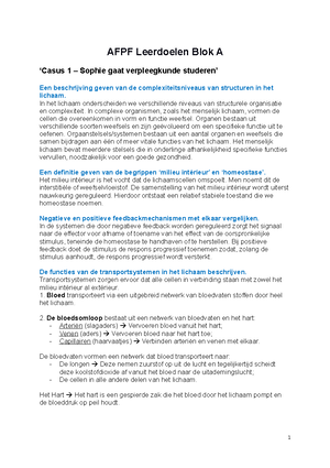 [Solved] Het proces van de humorale immuniteit uitleggen - AFPF - Studeersnel