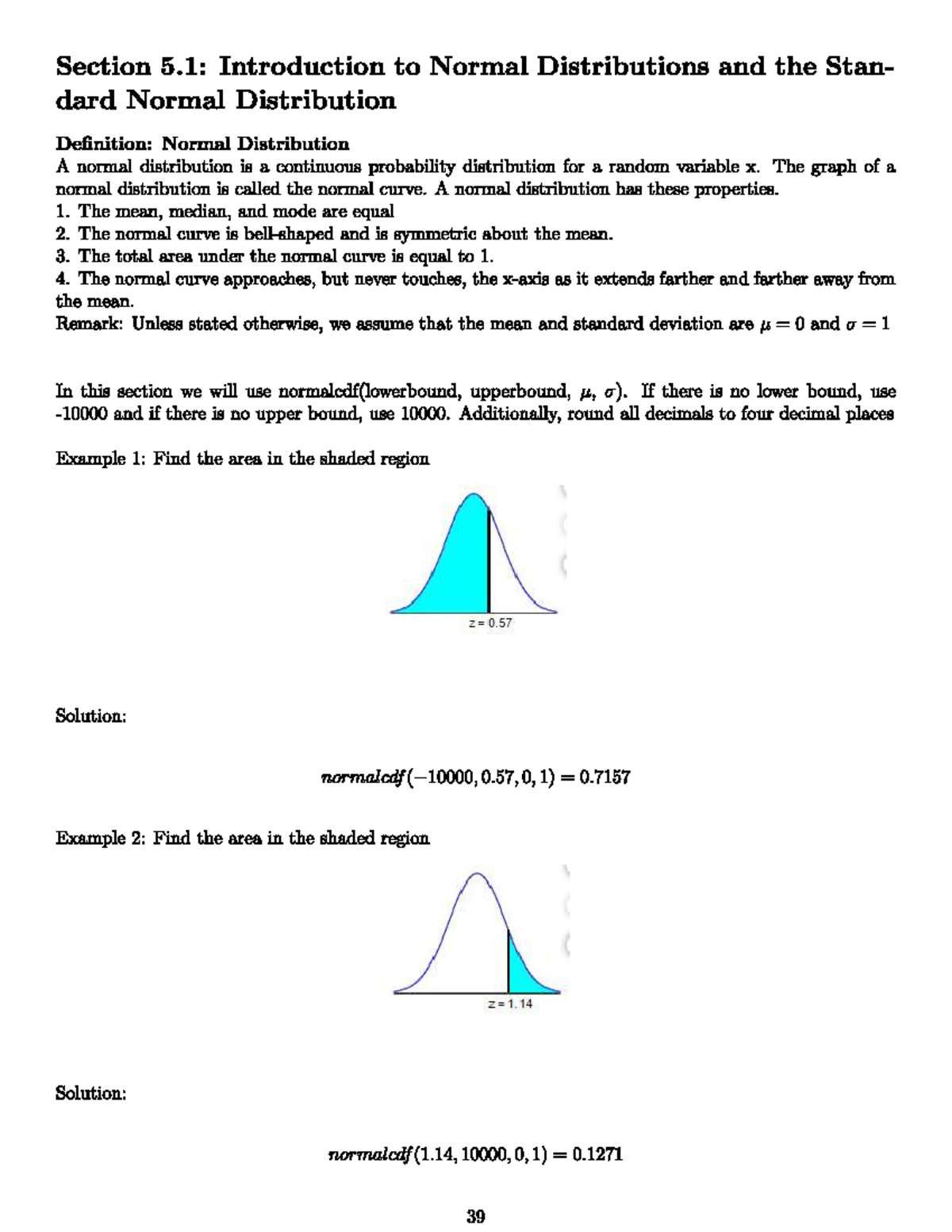Math 1342 - Section 5 - MATH 1342 - Studocu
