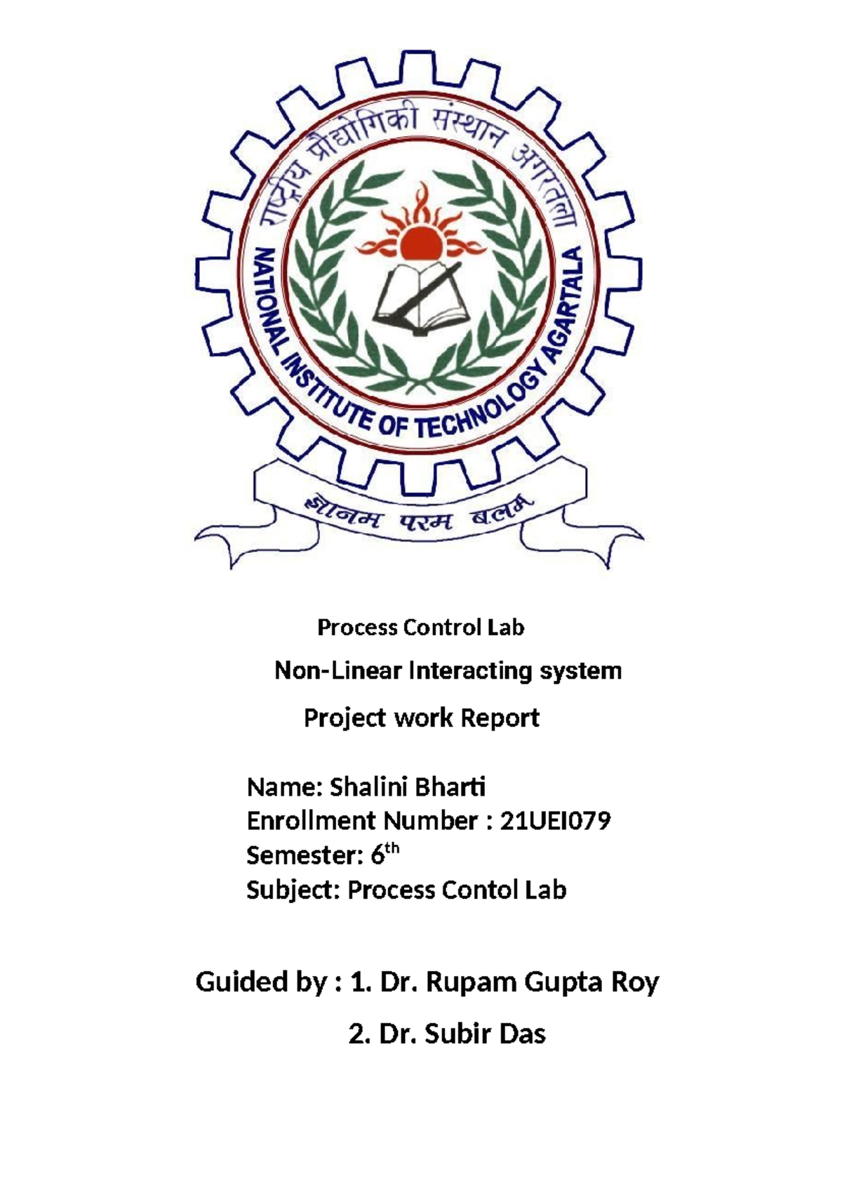 Process Control Lab - jnkml - Process Control Lab Non-Linear ...