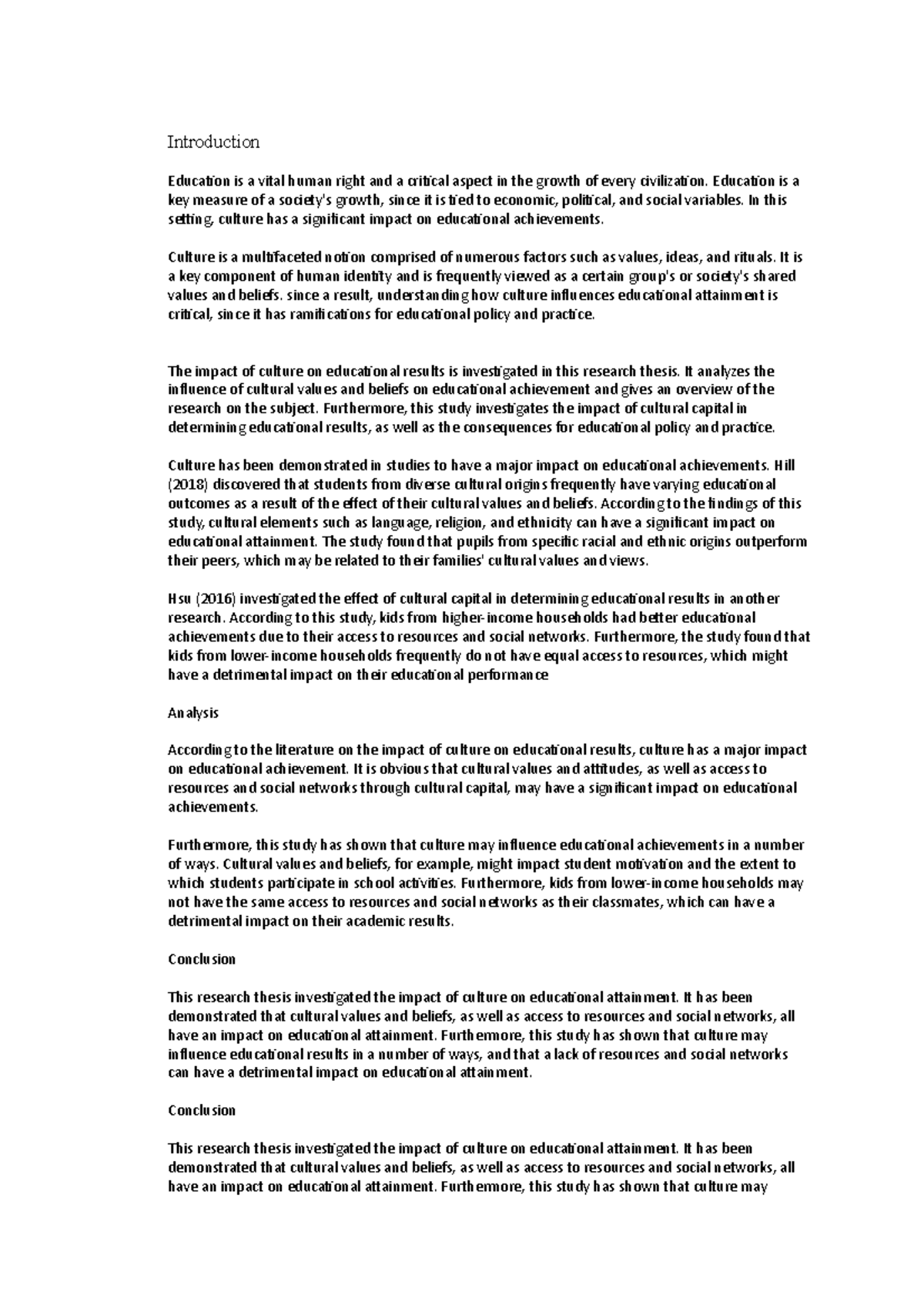 Education - Introduction Education is a vital human right and a ...