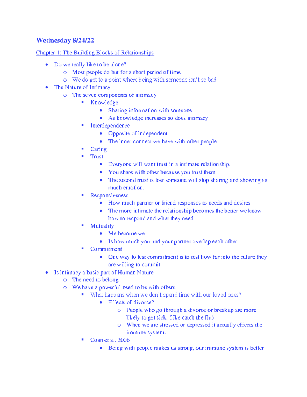 Document 2 - This set of notes is over the lectures over the first ...