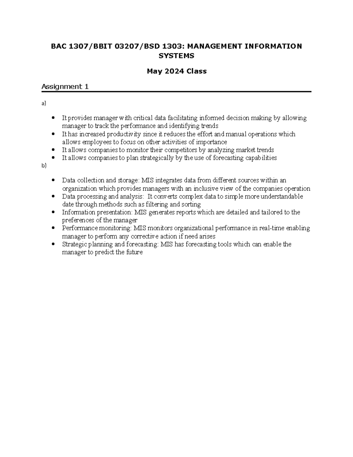 Bac 1301 assignment 1 - an assignmet - BAC 1307/BBIT 03207/BSD 1303 ...