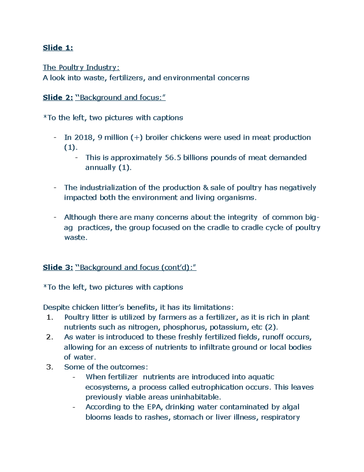 391 Final Presentation Notes Script - Deprecated API usage: The SVG ...