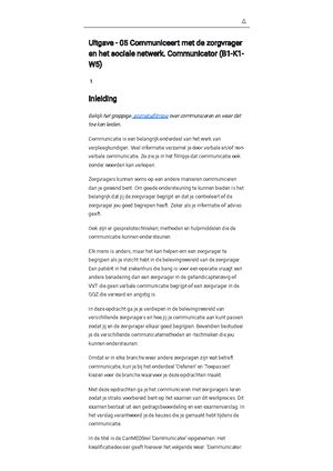 08 Werkt aan professionele ontwikkeling Reflectieve EBP professional (B1-K2-W1) - Inleiding ...