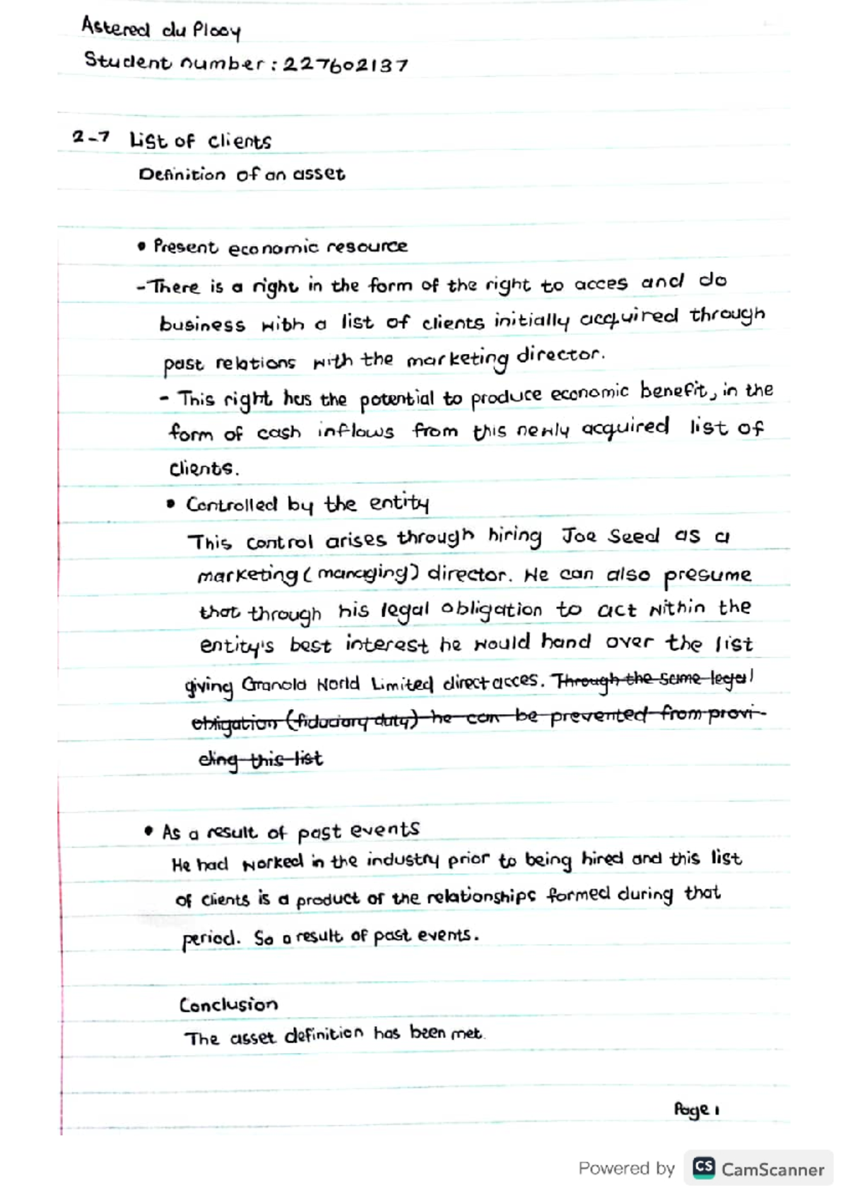 Accounting 2 Coceptual framework Tutorial exercise/ answer attempt ...