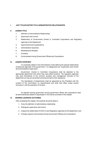 Phil Ad Module 3 - LECTURE NOTES FOR PHILIPPINE ADMINISTRATION AND ...