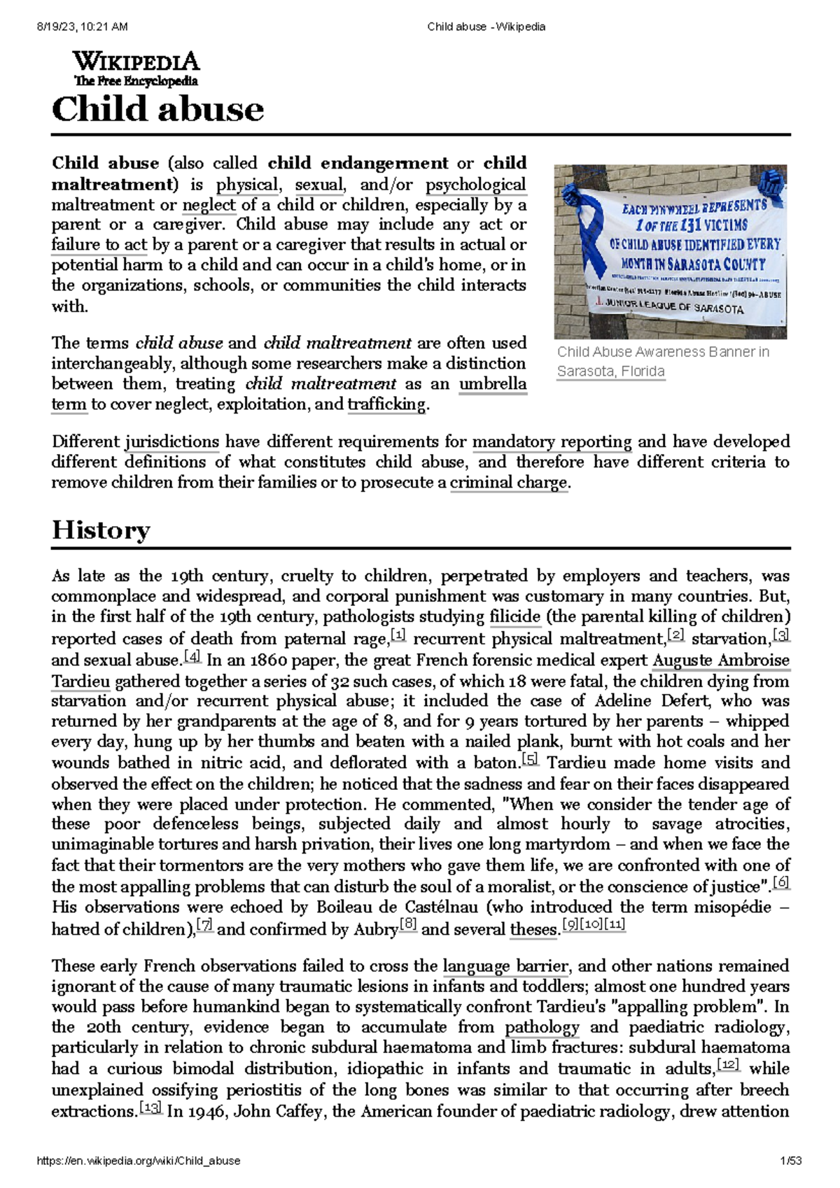 child abuse, prevention and problem - Child Abuse Awareness Banner in ...