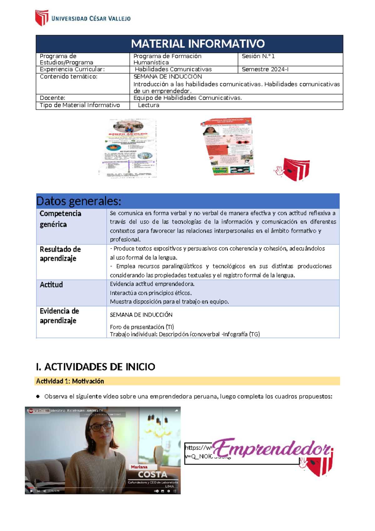 Material Informativo - Sesión 01 - MATERIAL INFORMATIVO Programa de ...