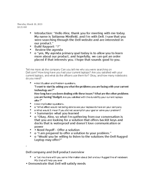 Personal selling Exam 3 Connect Quiz Answers - Exam 3 Connect Quiz ...