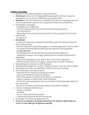 Answers to HRMT 295 TF Quizzes - CHAPTER 1—STRATEGIC MANAGEMENTCHAPTER ...
