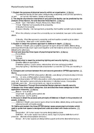 Best Practice in Physical Security - P Physical Security: Best ...