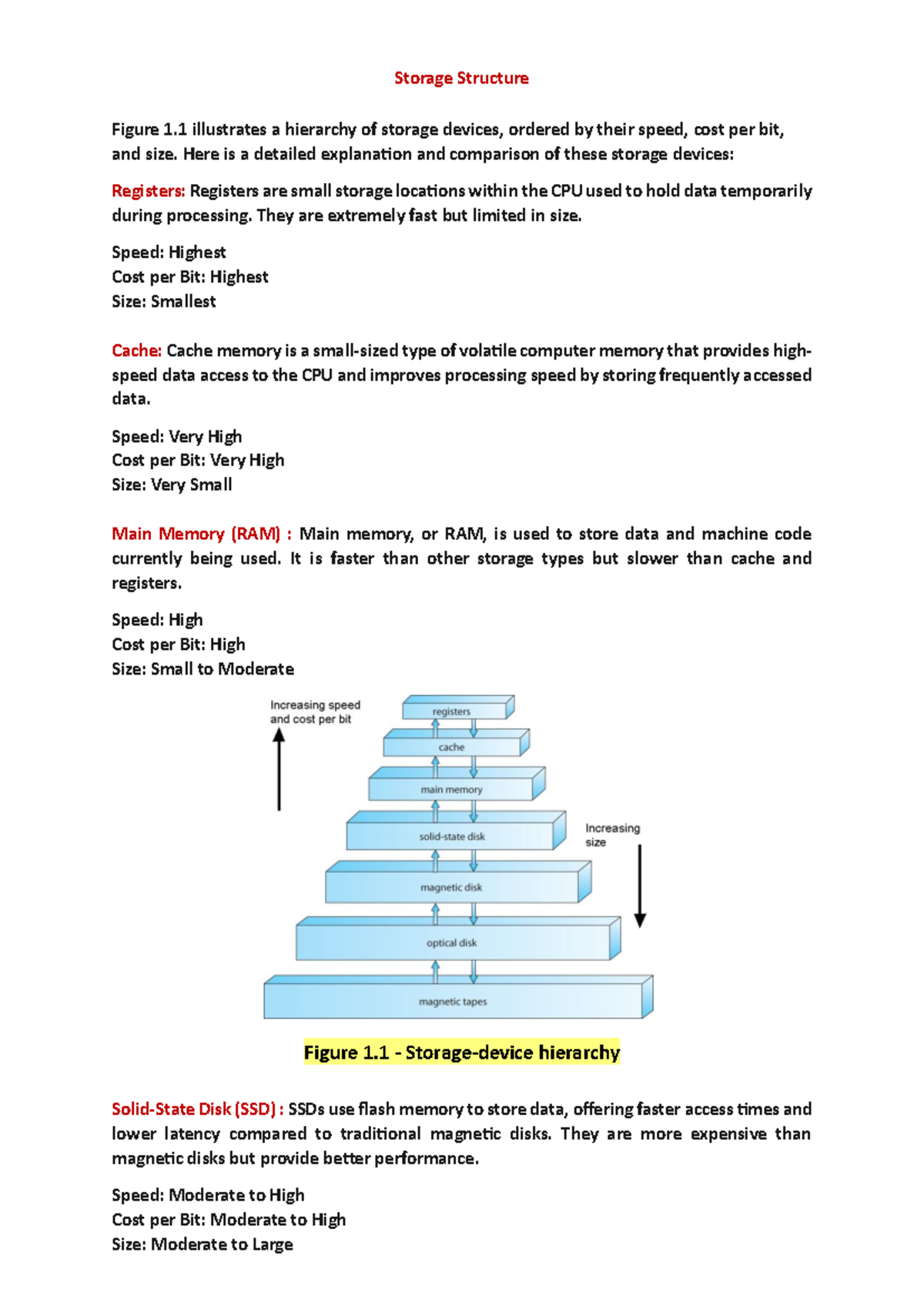 5. Storage Structure - os 23 - Storage Structure Figure 1 illustrates a ...