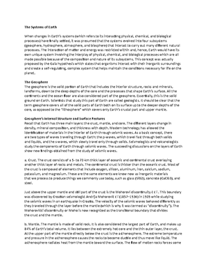 THE Evolution OF Earth - Identify common rock-forming minerals using ...