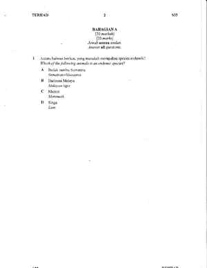 UASA F2 2022 iv - uasa form 2 science - TERTIAD I Rajah di bawah ...