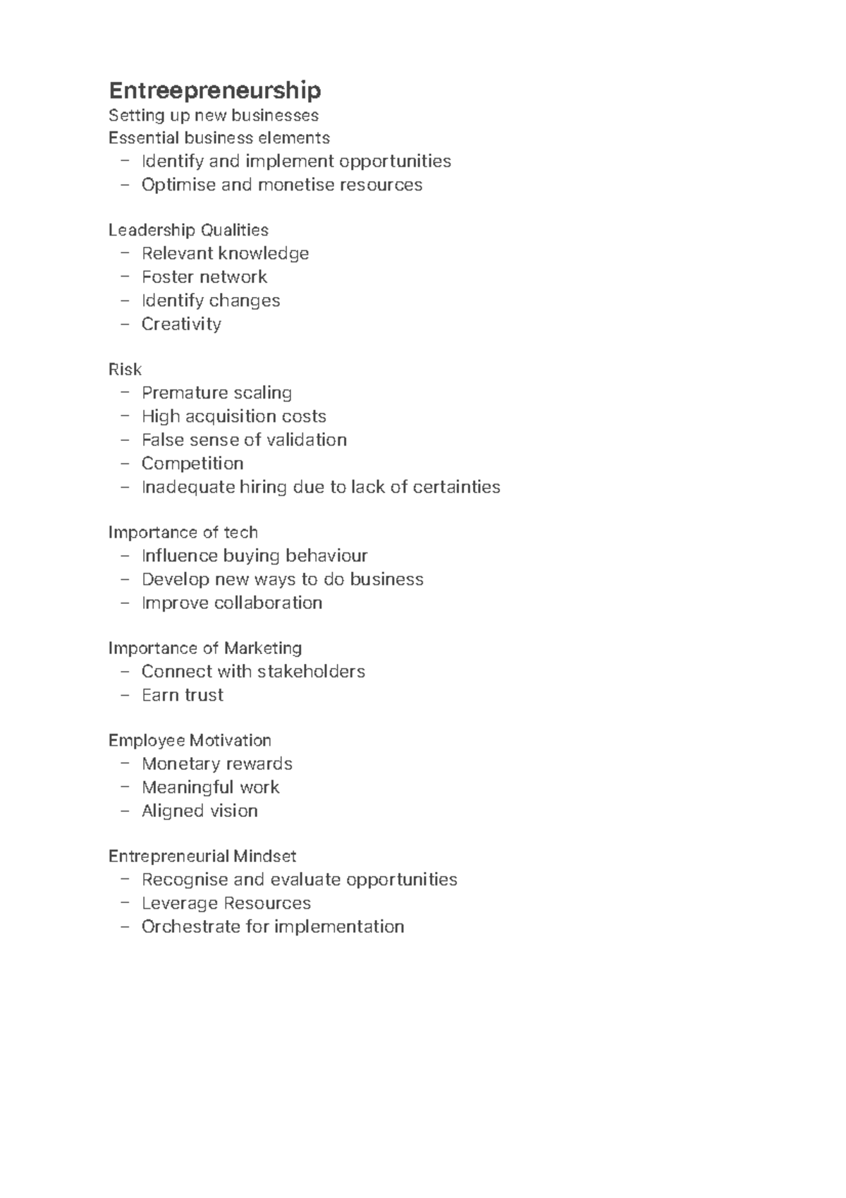 Entrepreneurship ...