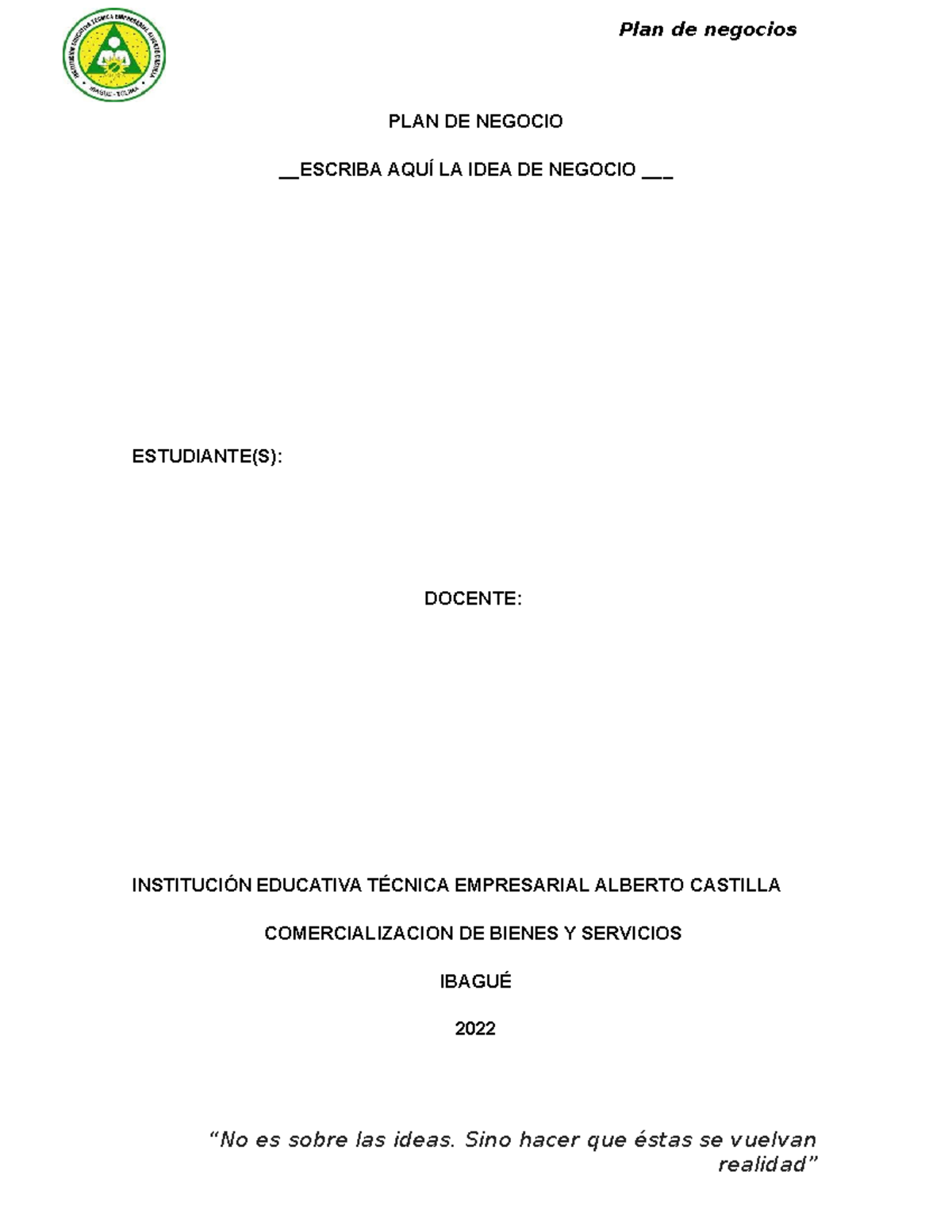Gdkd sisi sushi e - PLAN DE NEGOCIO __ESCRIBA AQUÍ LA IDEA DE NEGOCIO ...
