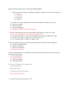 Law of contract 2 lecture notes pdf multiple choice question law of ...