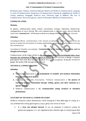 Unit 5 TC Oral Communication Pronunciation - Unit 5: Dimensions of Oral ...