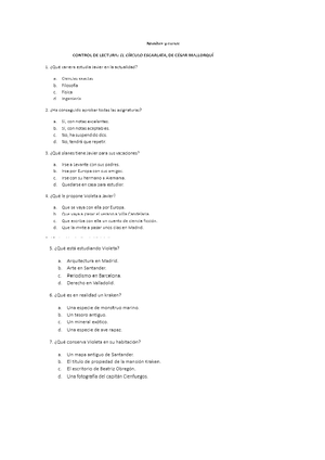 Guía de lectura de El último trabajo del señor Luna - Capítulo 1. El ...