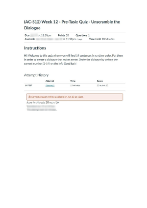 Week 14 - Task - What to eat in a restaurant - Ingles II - UTP - Studocu