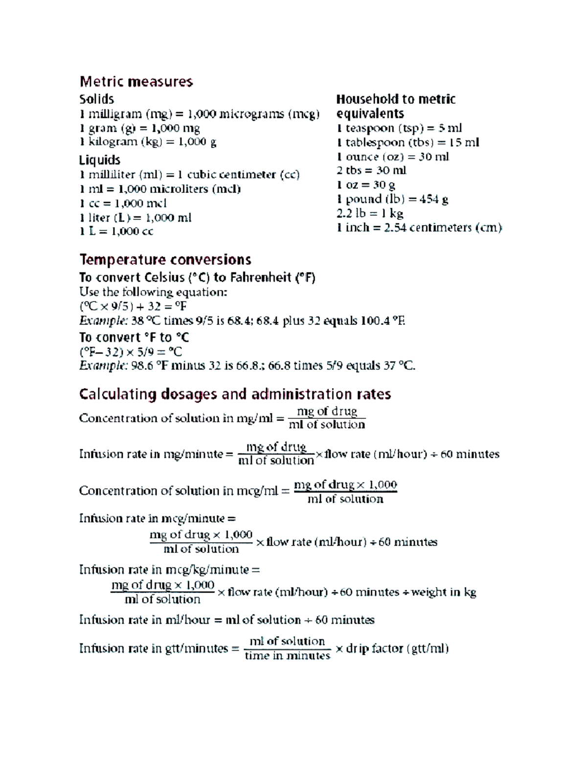 Conversions sheet - convdr - Metric measures Solids Household to metric ...