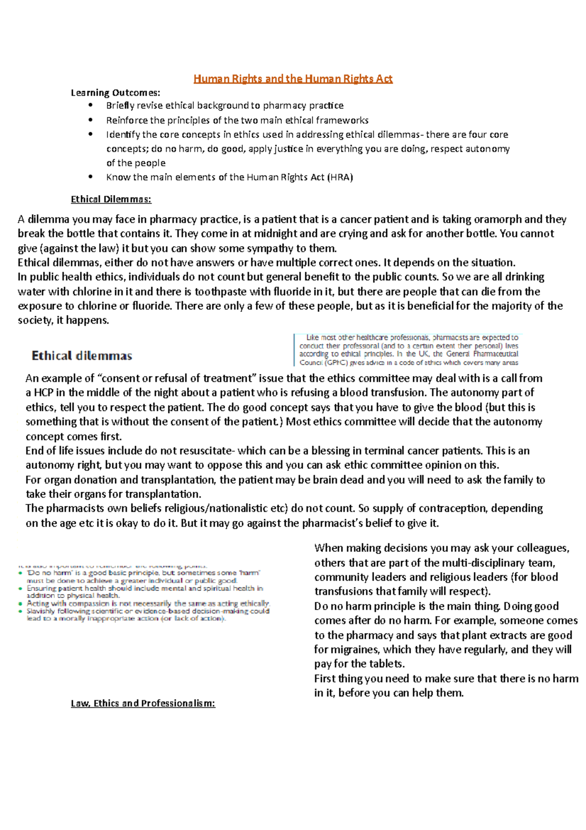 Human Rights and the Human Rights Act - Human Rights and the Human ...