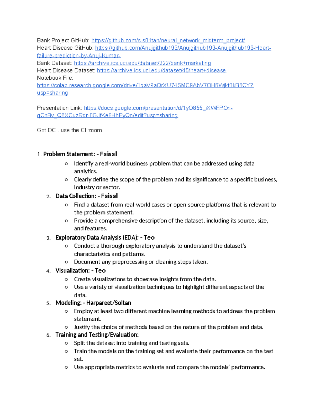 BUS-536 Project Document - Bank Project GitHub: github/s-s01tan/neural_network_midterm_project ...