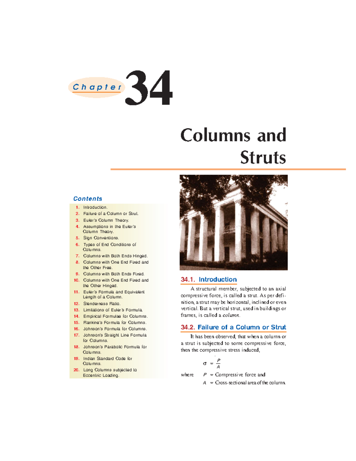 Columns and Struts - Columns and Struts Contents Introduction. Failure ...